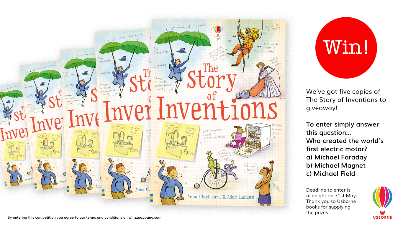 WIN! The Story of Inventions by Anna Claybourne and Adam Larkum – Whizz ...