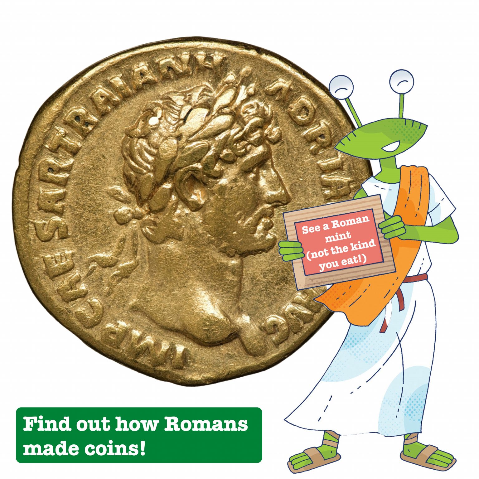 See Roman coins being made! – Whizz Pop Bang Blog