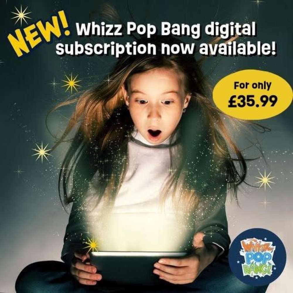 Online subscription to Whizz Pop Bang science magazine for kids