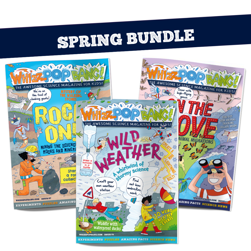 Spring science bundle: Whizz Pop Bang Science Magazine
