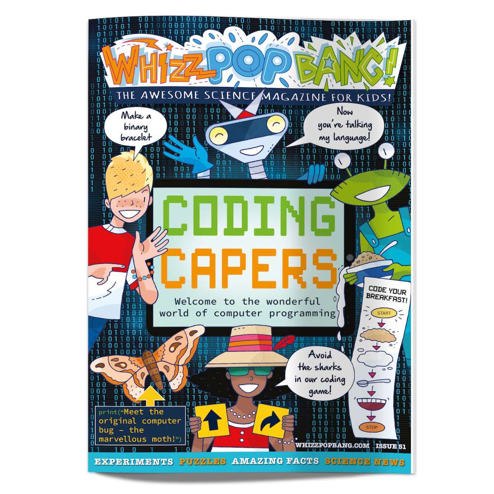 Discover the principles of coding in this awesome science magazine for kids