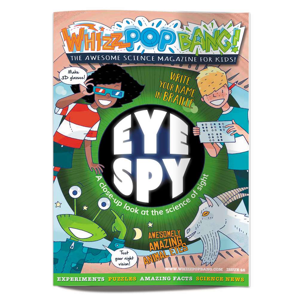 Discover the science of sight in the awesome science magazine for kids