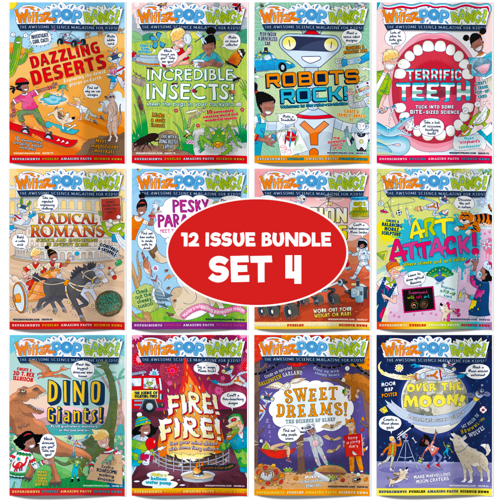 12 issue bundle set 4: Whizz Pop Bang Science Magazine